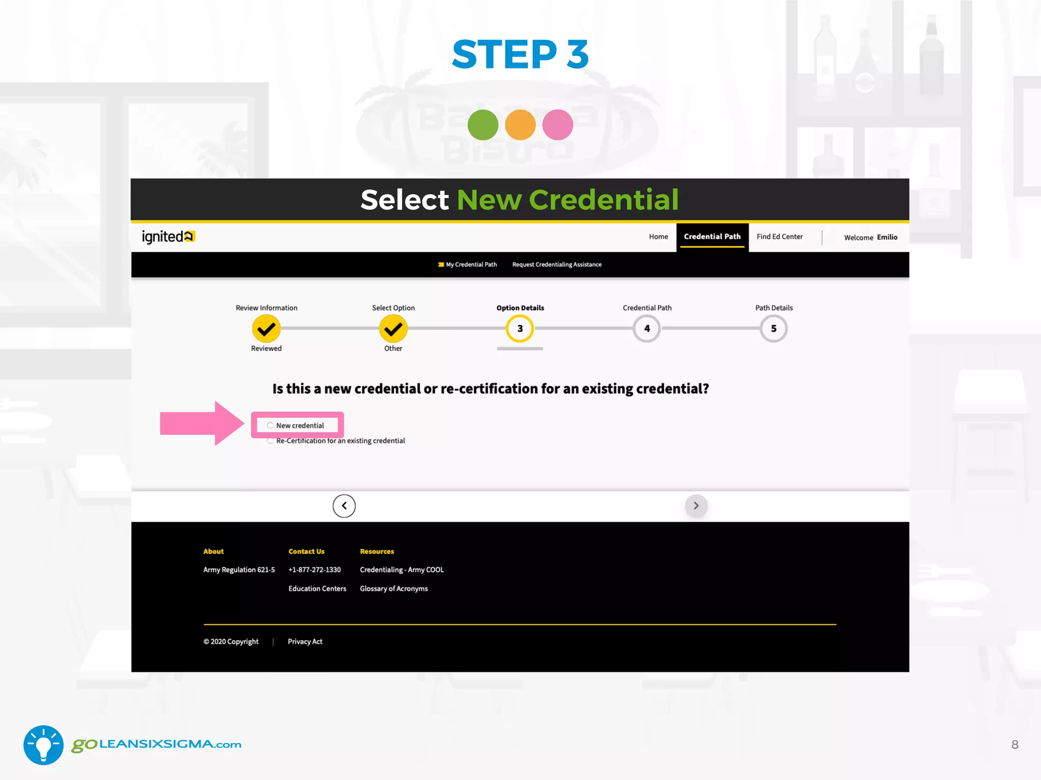 How to Request Army Credentialing Assistance on ArmyIgnited.com