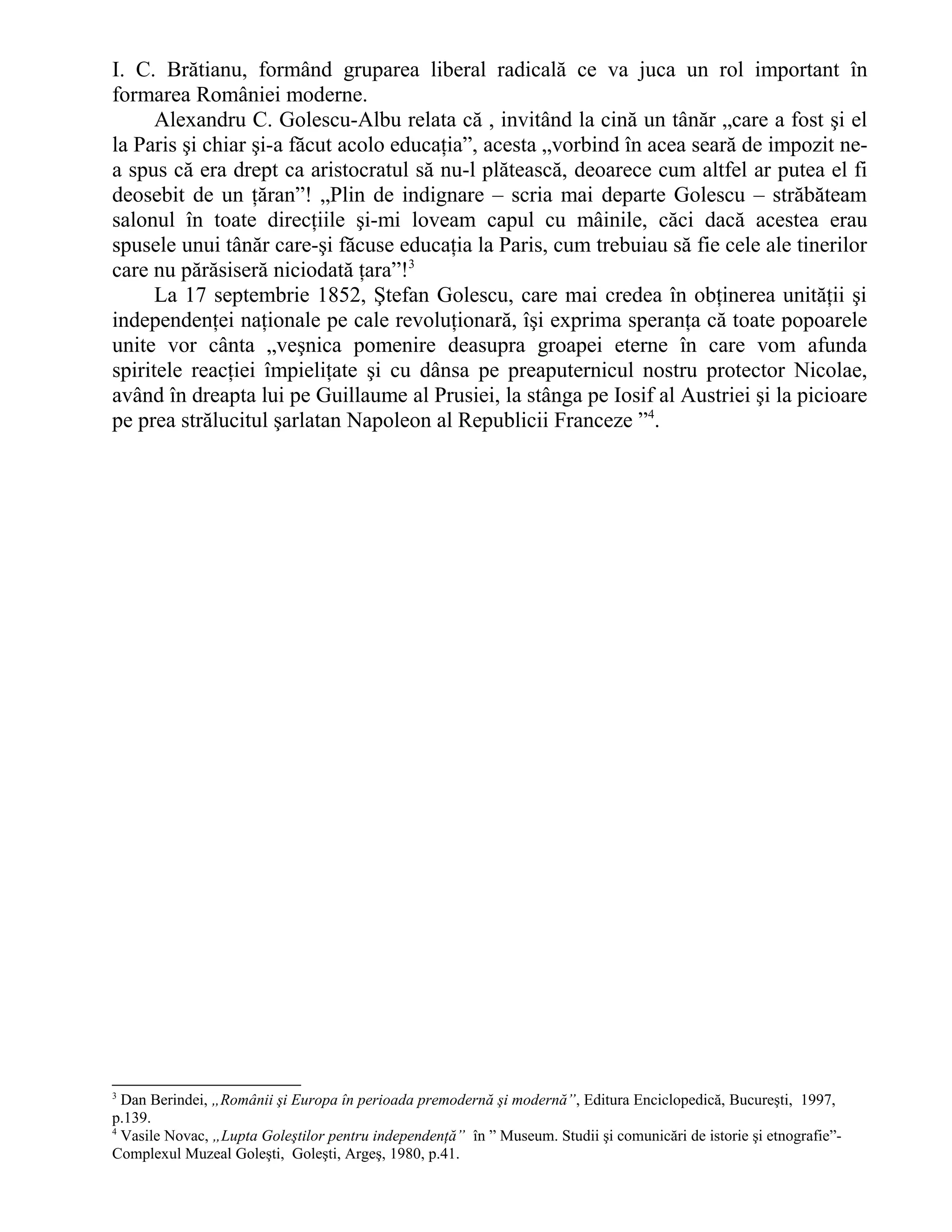 Golestii si revolutia din 1848 | DOC