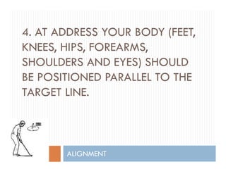 Golf alignment | PPT