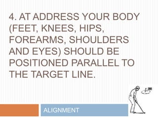 Golf alignment | PPT