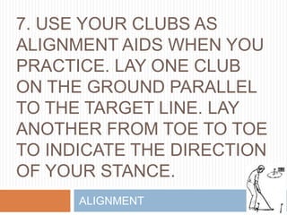 Golf alignment | PPT