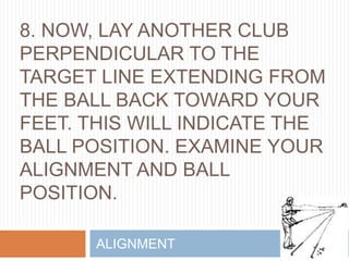 Golf alignment | PPT
