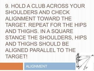 Golf alignment | PPT
