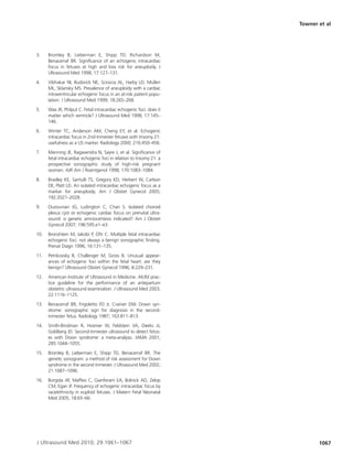 Single Versus Multiple Echogenic Foci in the Fetal Heart | PDF
