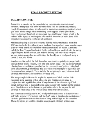 Golf ball | DOCX