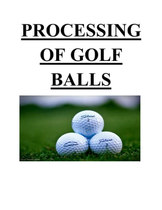 Golf ball | DOCX