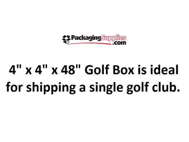 Golf club shipping box | PPTX