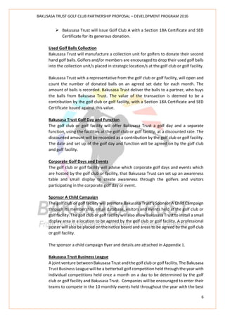 Golf Clubs Presentation Proposal Development Program 2016 | PDF