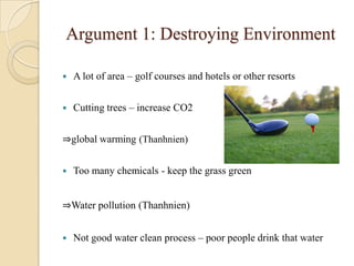 Golf courses in vietnam | PPTX | Golf | Sports