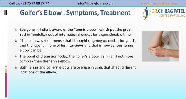 Golfer’s Elbow Symptoms, Treatment and Prevention Tips