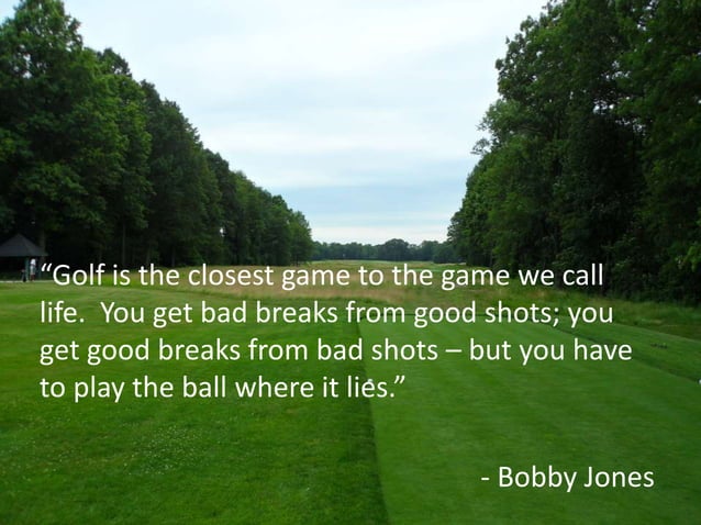 Inspirational Golf Quotes | PPT