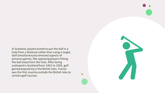 Golf’s Origins and Early History | PDF