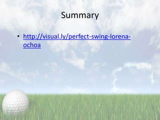 Golf swing powerpoint | PPTX