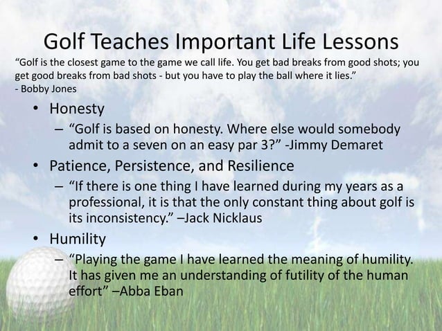 Golf swing powerpoint | PPTX