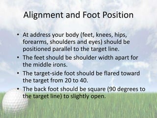 Shoulder Width Apart Golf