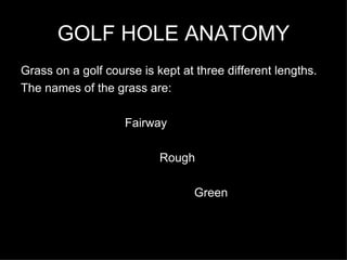Golf web based tutorials | PPT