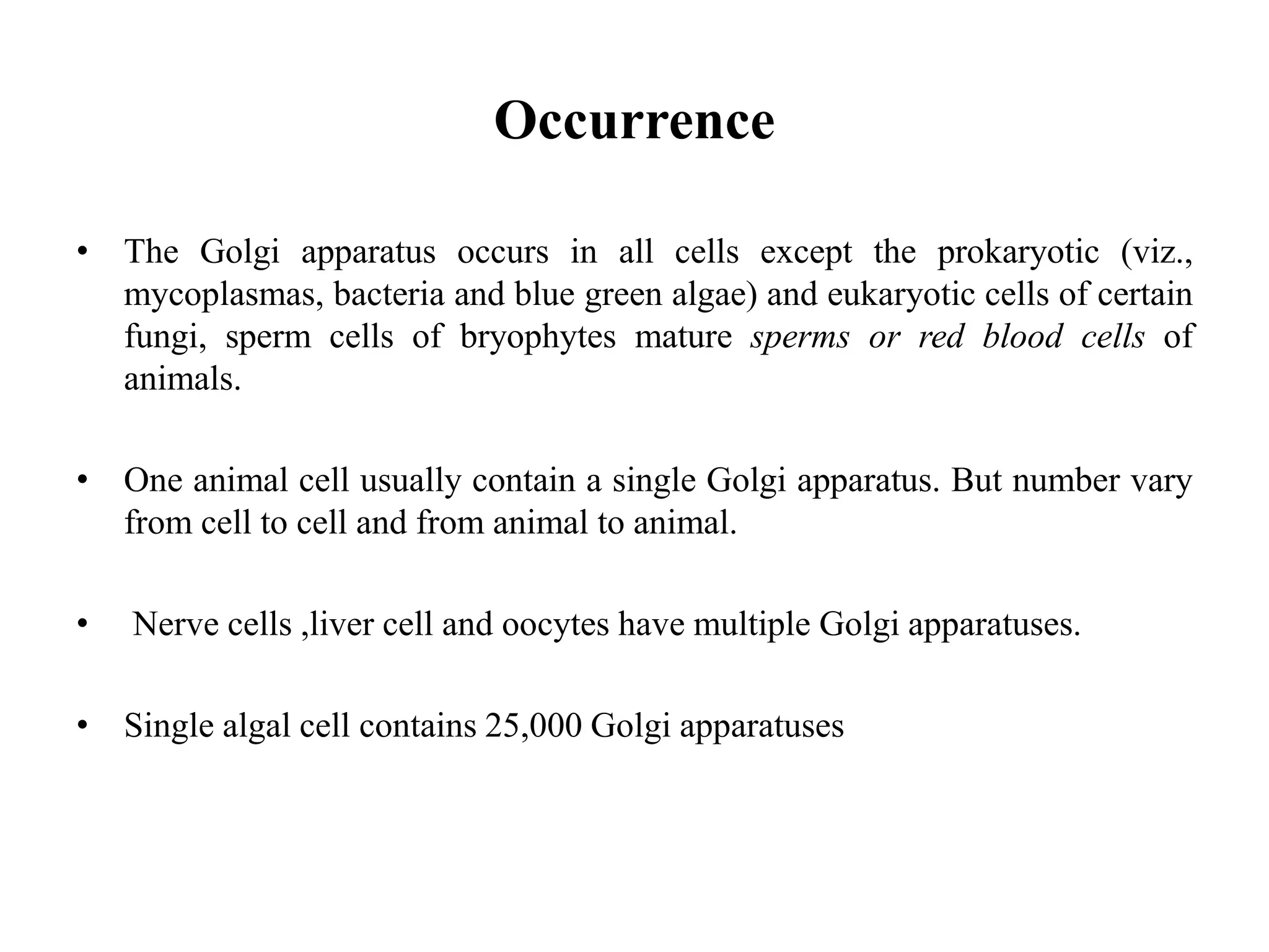 Golgi apparatus | PPTX