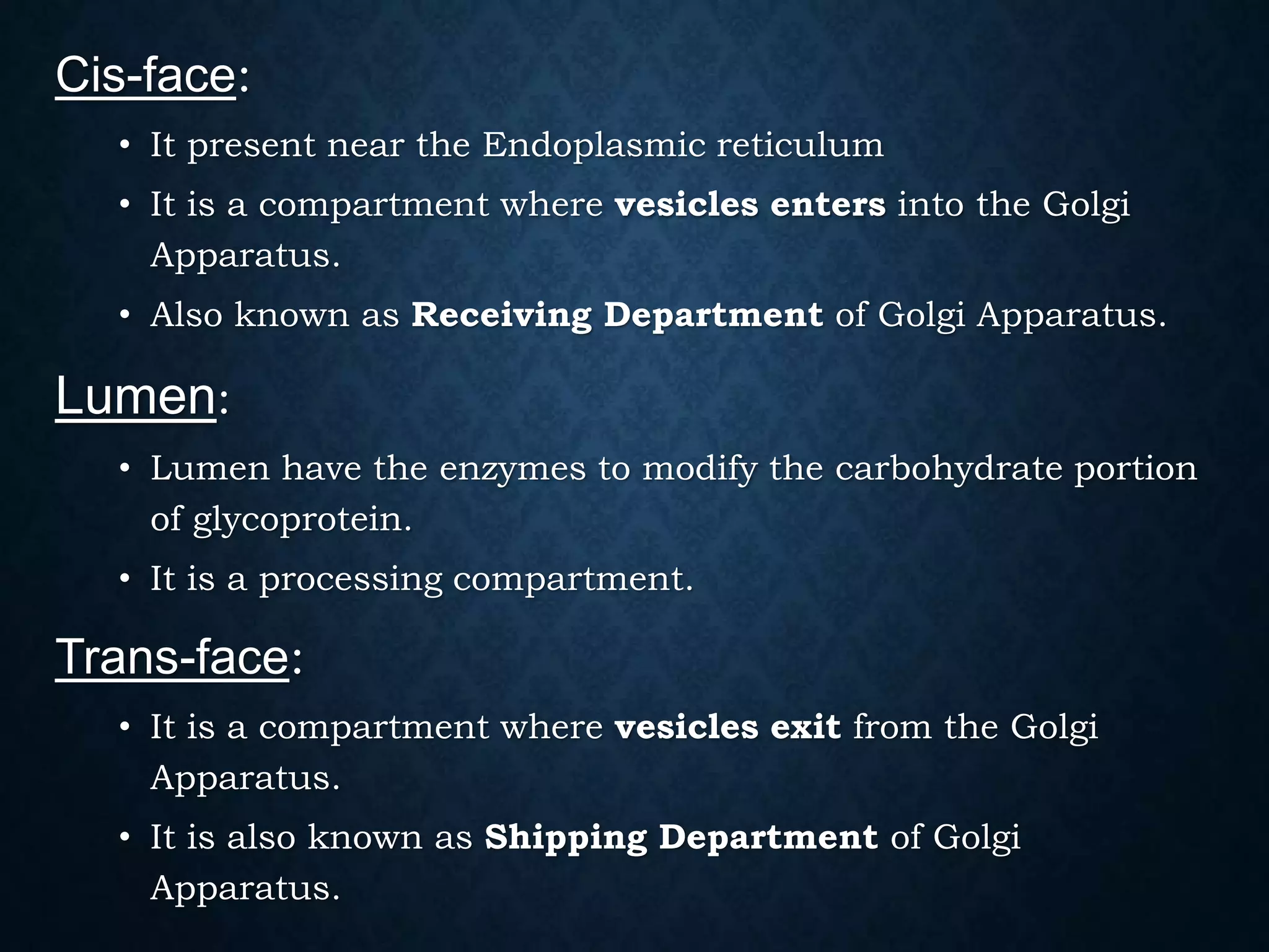 Golgi apparatus | PPTX