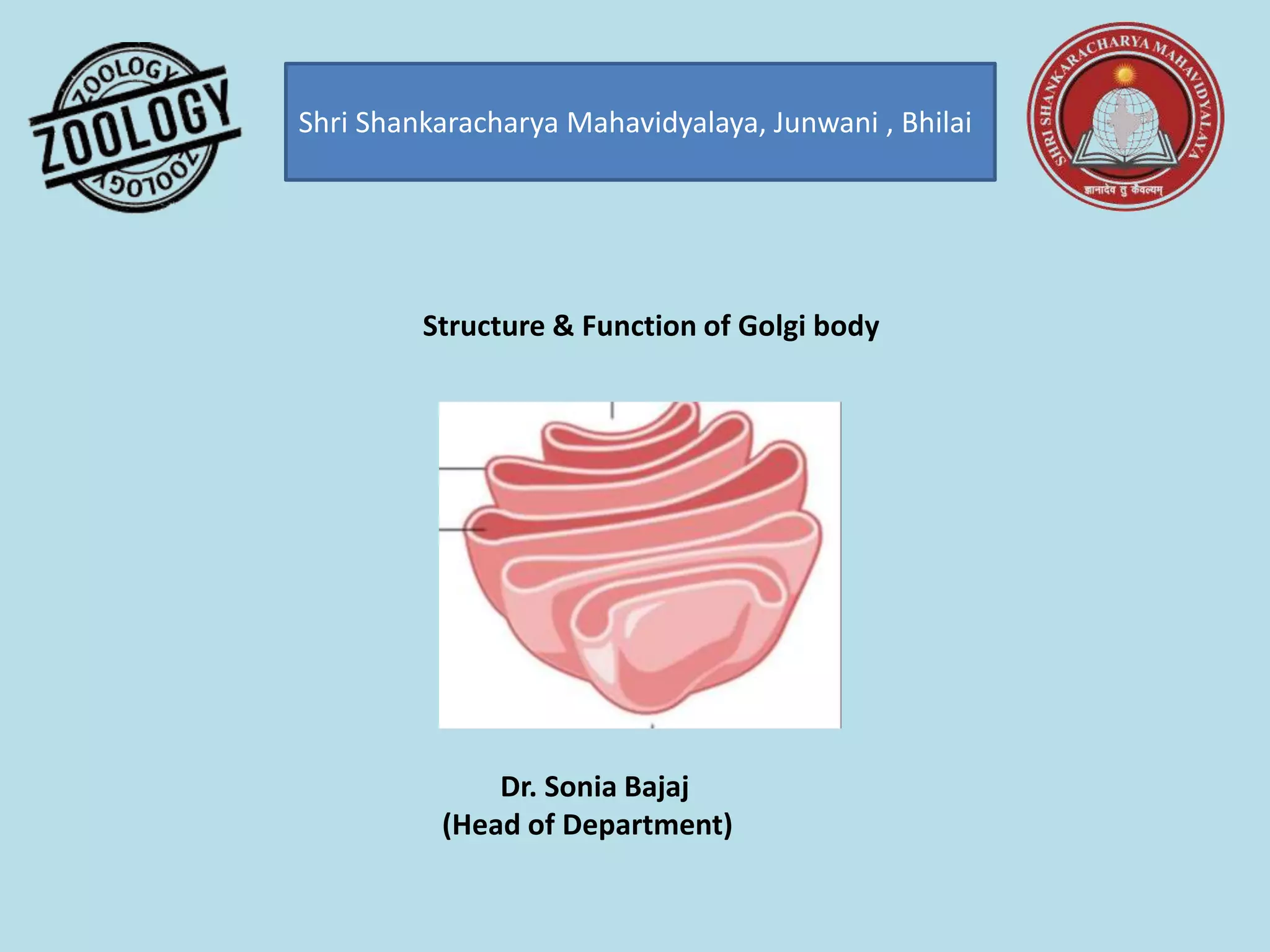 Golgi body | PPTX