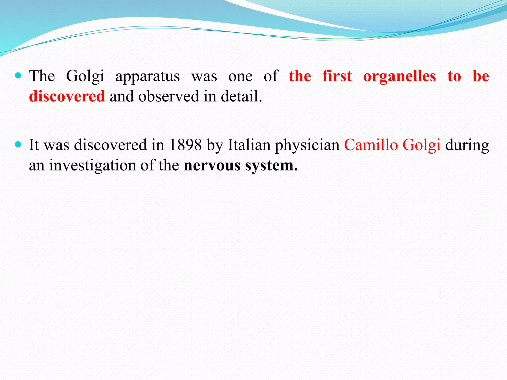 Golgi complex | PPT