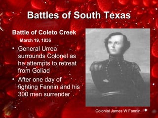 Goliad massacre | PPT