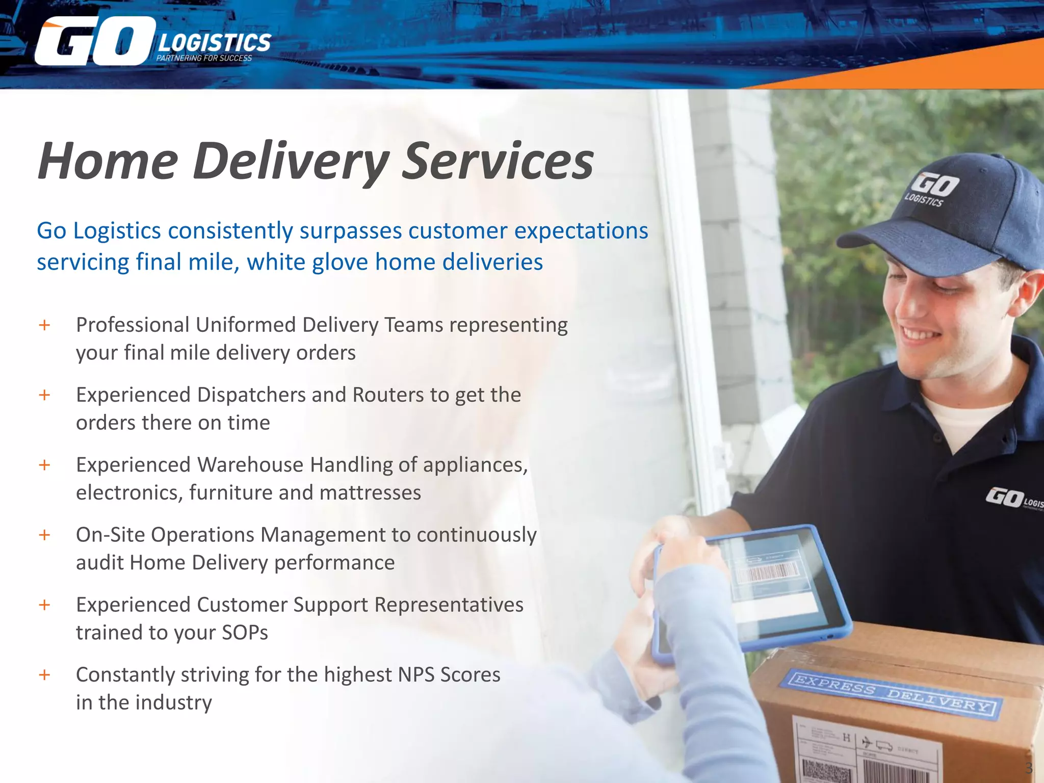 GO Logistics - Home Delivery Service Overview | PPT