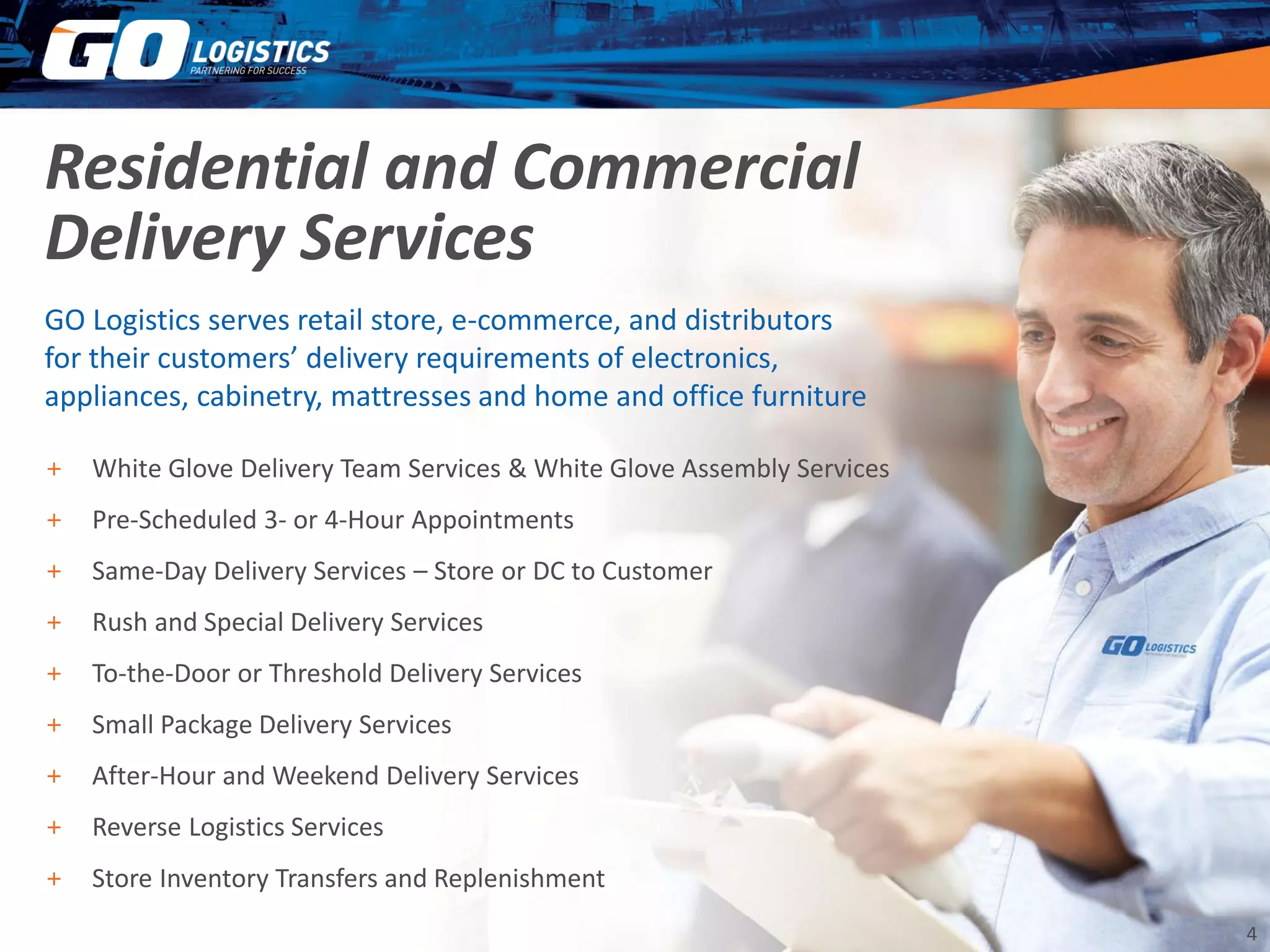 GO Logistics - Home Delivery Service Overview | PPT