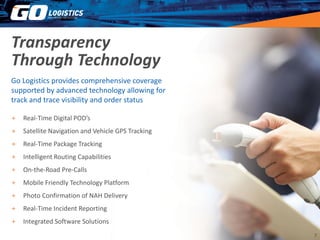 GO Logistics - Home Delivery Service Overview | PPT
