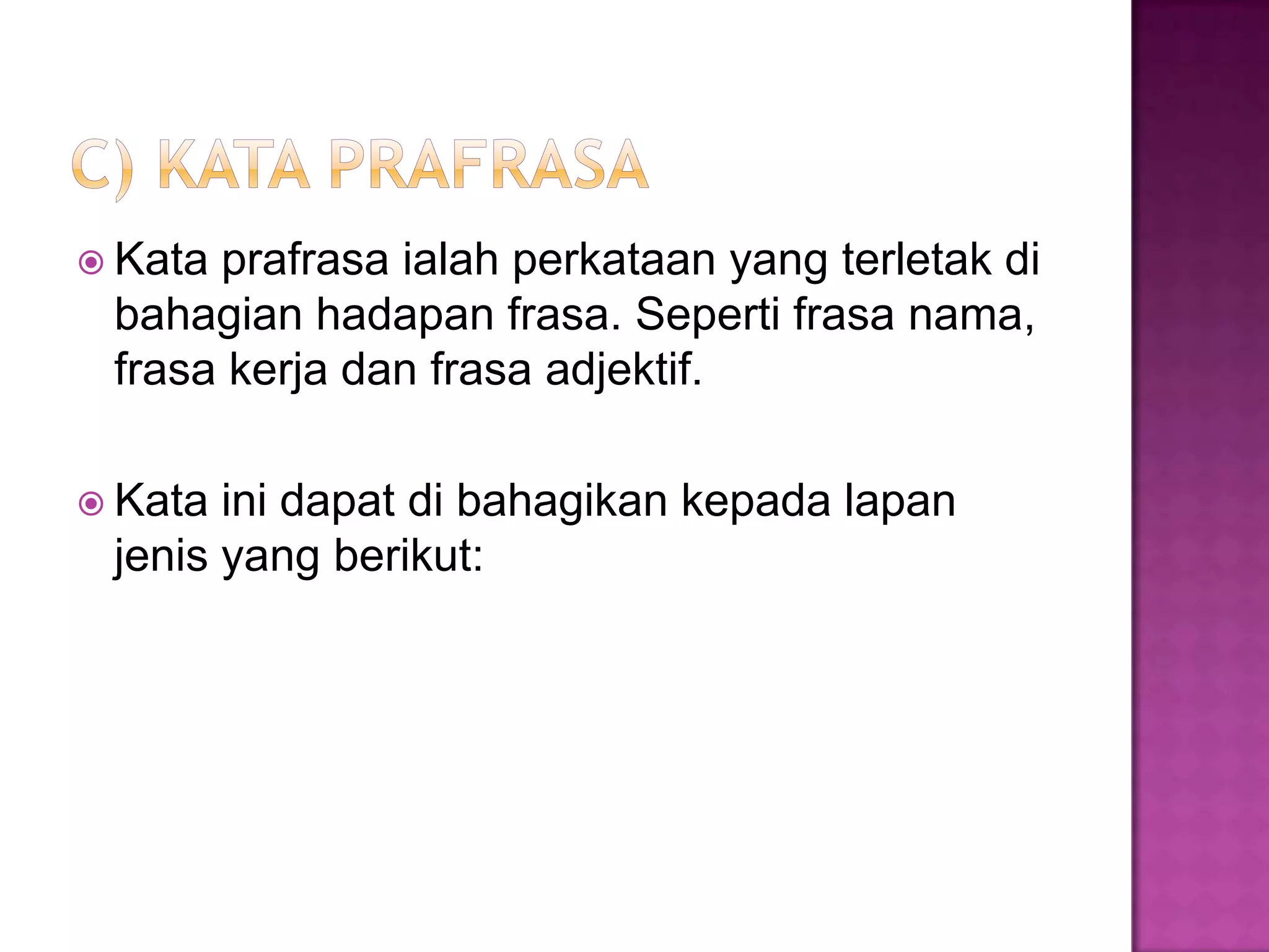 Golongan kata(kata tugas) | PPTX