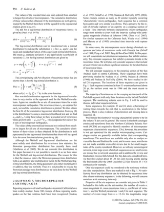 Öncel Akademi: İstatistiksel Sismoloji | PDF