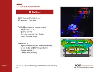 Gom Applications In Aerospace Testing | PDF