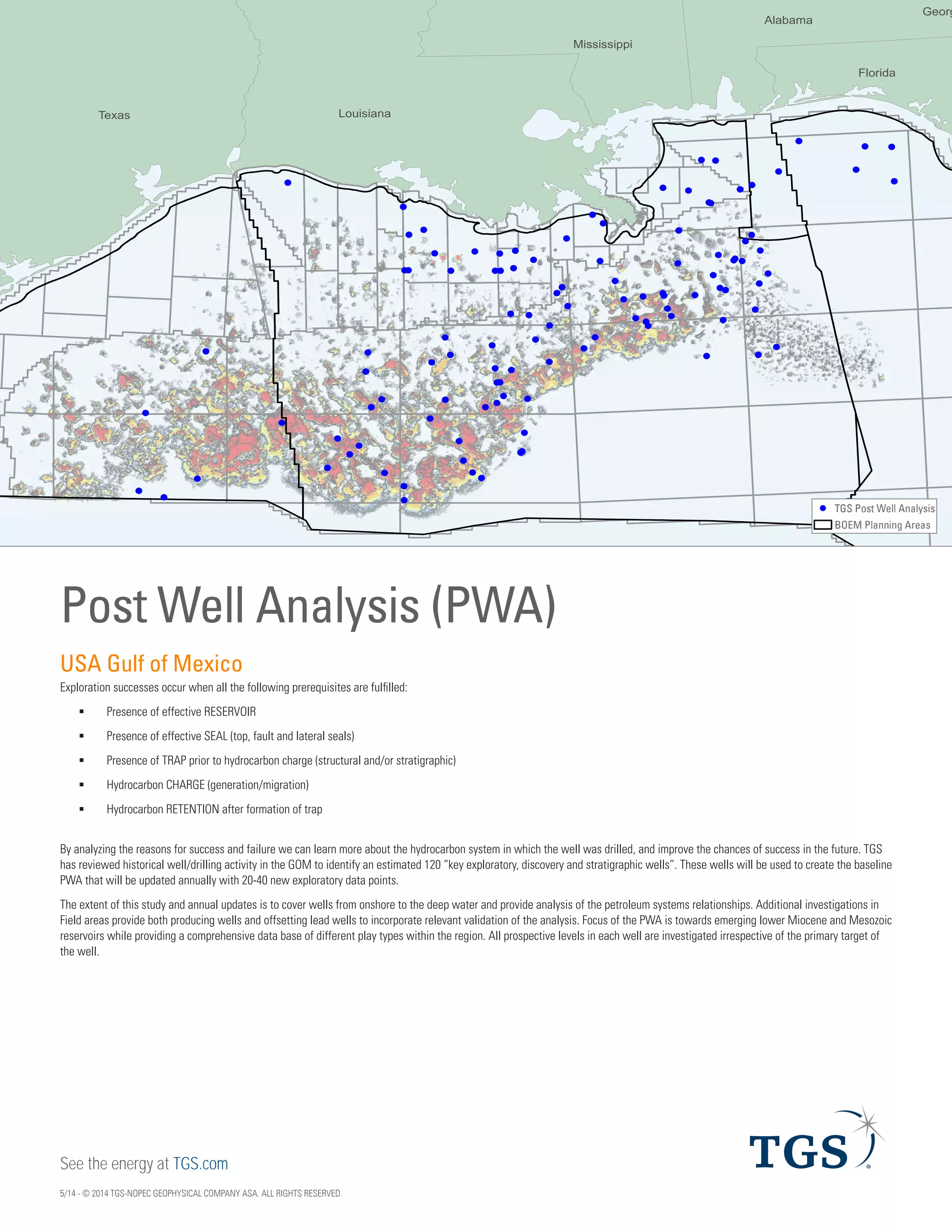 TGS NSA- GOM Post Well Analysis (PWA) | PDF