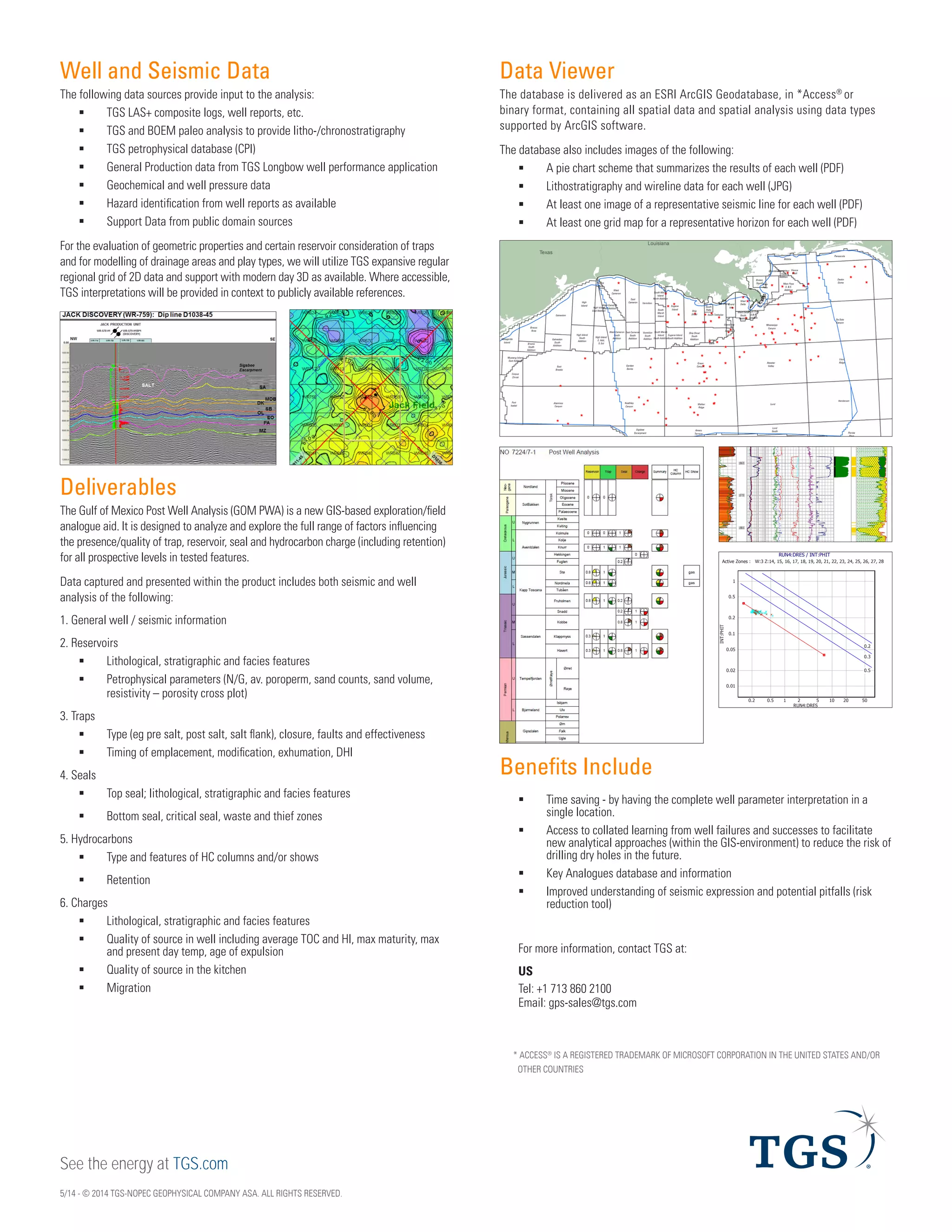 TGS NSA- GOM Post Well Analysis (PWA) | PDF
