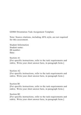 GOM4 Orientation Task Assignment TemplateNote Sou.docx