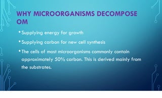 Organic matter decomposition in soil microbiology | PDF