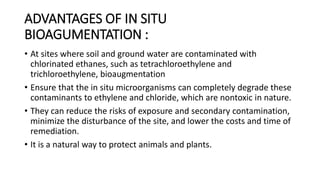 Bioremediation -Bioaugmentation and types .pptx | Medical Health