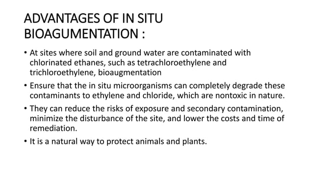 Bioremediation -Bioaugmentation and types .pptx | Medical Health