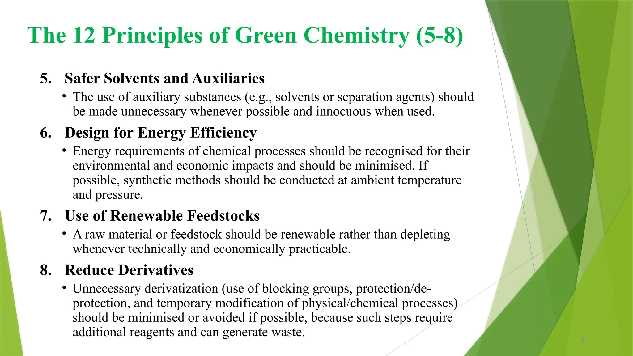 GREEN CHEMISTRY - global change and energy . Energe | PPTX