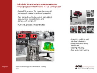 GOM Automotive Testing | PDF