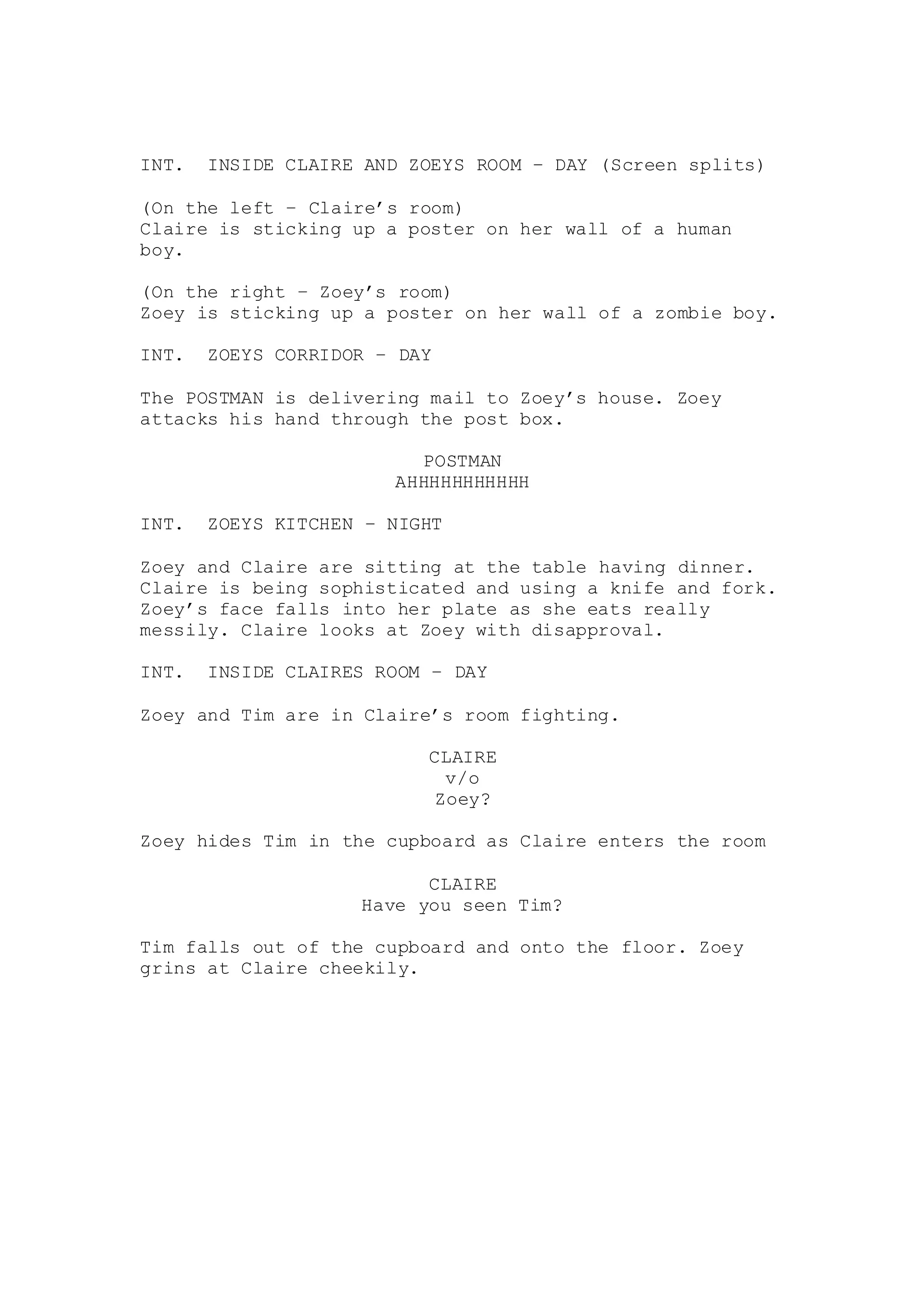 Gombie trailer script | PDF