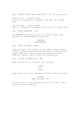 Gombie trailer script | PDF