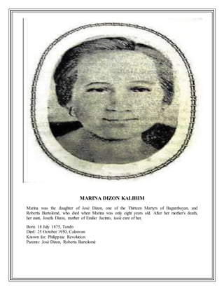 ANG MGA KILALANG PROPAGANDISTA AT ANG MGA KABABAIHANG LUMABAN SA REBOLUSYON | DOCX