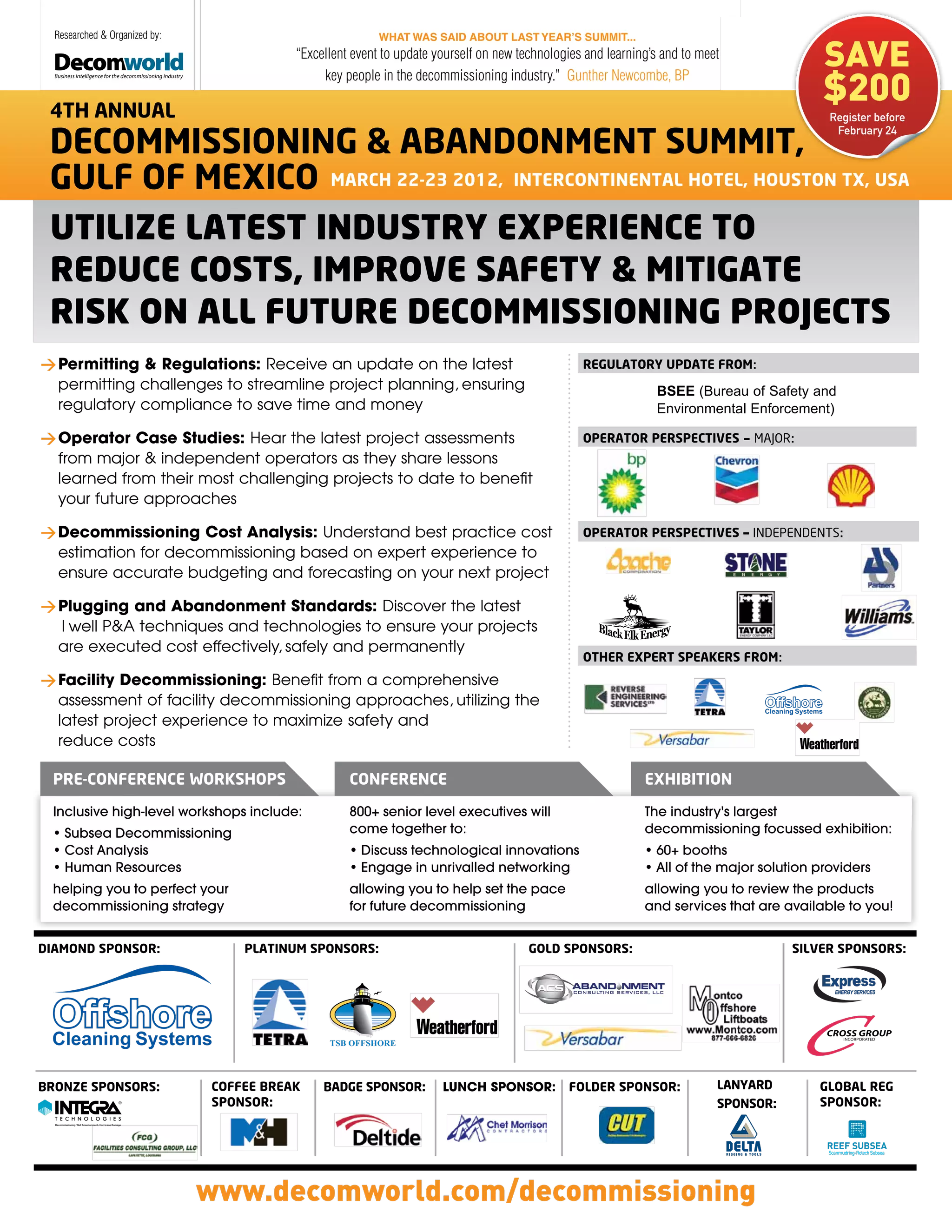 GoM decommissioning conference | PDF