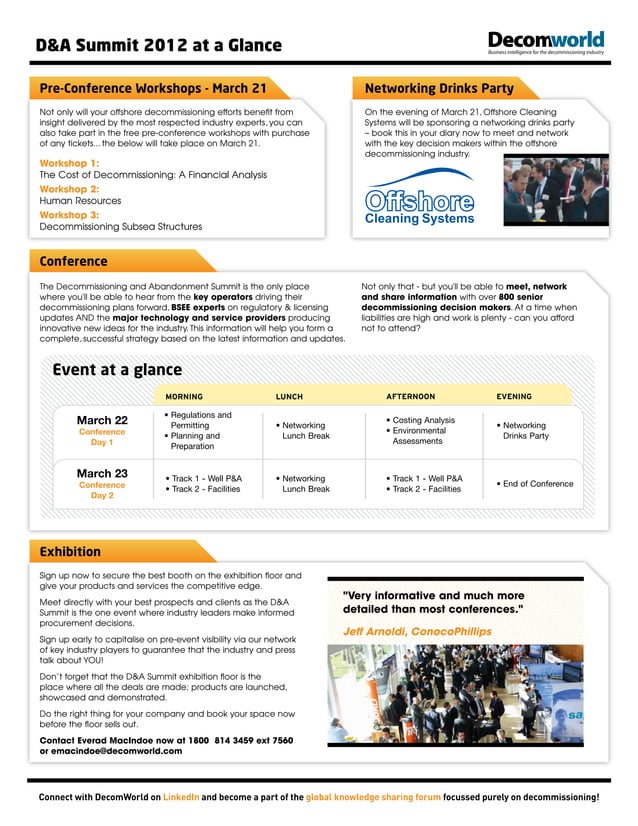 GoM decommissioning conference | PDF