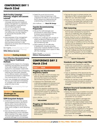 GoM decommissioning conference | PDF