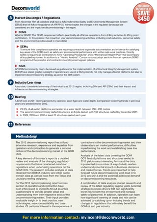 GoM Decommissioning Report Brochure | PDF | Financial Regulation | Economy