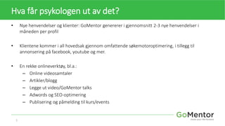 GoMentor for psykologer | PDF