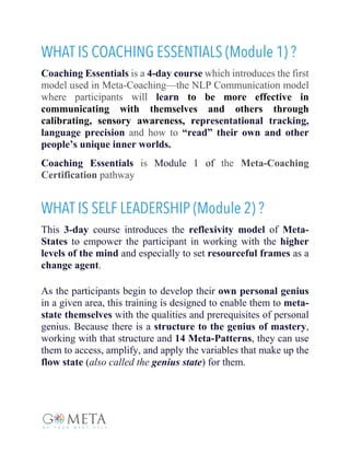 Self Leadership | PDF | Workshops and Classes | Hobbies & Interests