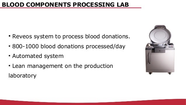Validation of new blood bags for blood fractioning using reveos system