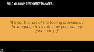Refactoring to Go modules: why and how | PPT
